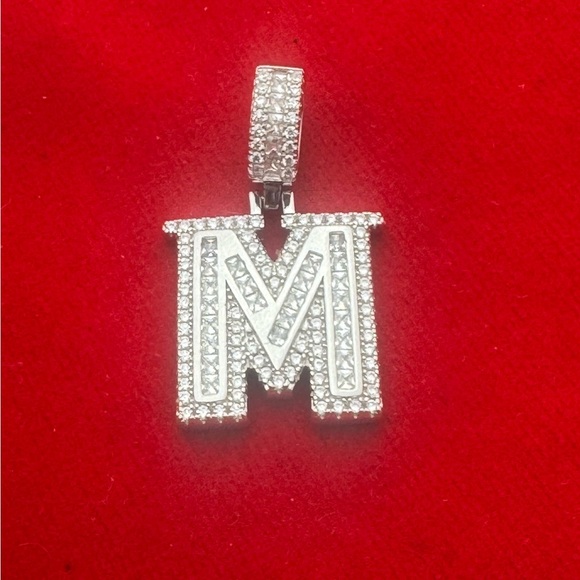 Accessories | Elegant Silver Initial M Pendant | Poshmark